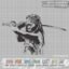 Michonne Samurai The Walking Dead Clip Art Cut Files Printable – Origin ...