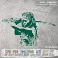 Michonne Samurai The Walking Dead Clip Art Cut Files Printable – Origin ...