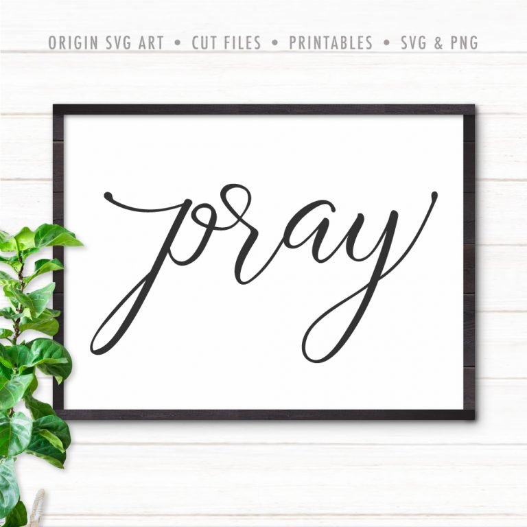 Pray SVG – Origin SVG Art