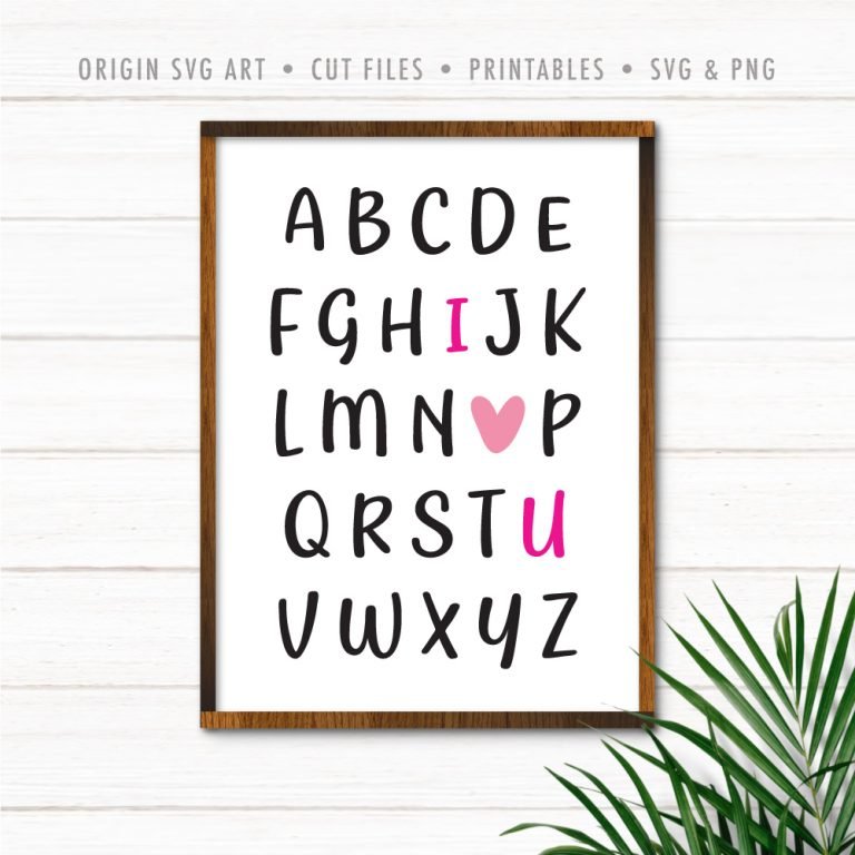 ABC I Love You SVG – Origin SVG Art