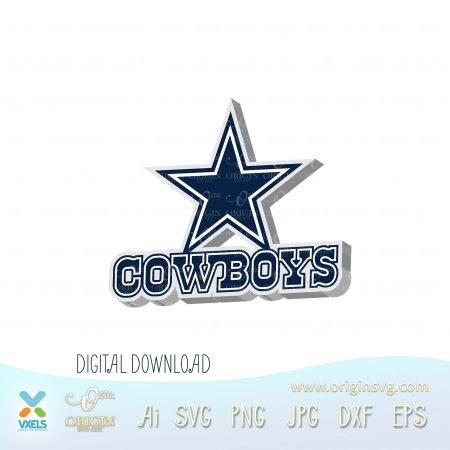 Dalas Cowboy Mega Bundle SVG NFL Lovers Mask Logo and Vector Graphics ...