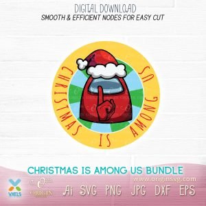 Christmas is Among Us SVG Cut file Bundle Set 2 – Origin SVG Art