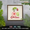 Grinch Hand Holding Ornament Christmas Countdown Days Till Christmas ...