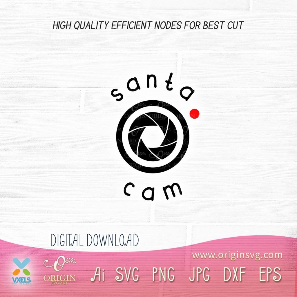 Santa cam svg Christmas bundle set – Origin SVG Art