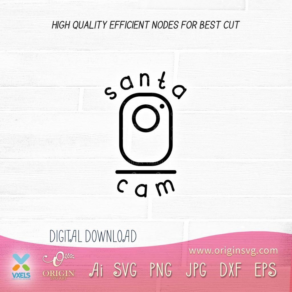 Santa cam svg Christmas bundle set – Origin SVG Art