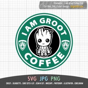 I Am Groot Coffee SVG – Origin SVG Art