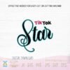 Tiktok Star Bundle SVG Tik Tok Musical Logotype Theme – Origin SVG Art