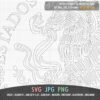Mexican Eagle Flag Monogram Split SVG in 4 Variation – Origin SVG Art