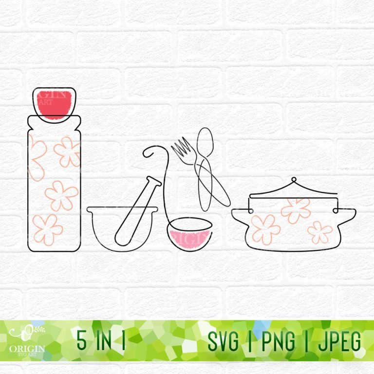 Cooking Ware SVG, Kitchen SVG – Origin SVG Art