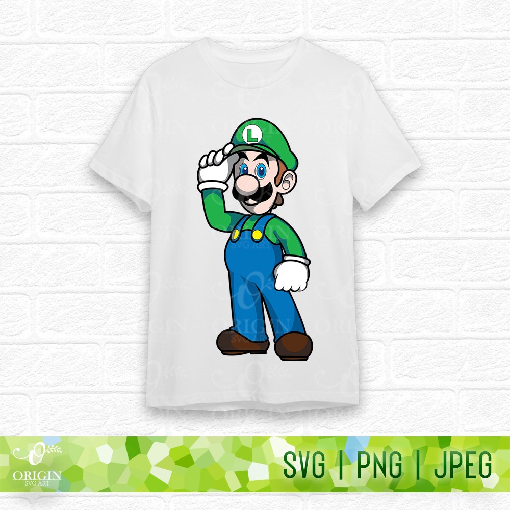 Luigi SVG, PNG, JPEG, Digital Download – Origin SVG Art Luigi SVG, PNG, JPEG, Digital Download – Origin SVG Art