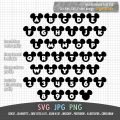 Mickey Mouse Font SVG 2 in 1 Bundle – Origin SVG Art