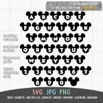 Mickey Mouse Font SVG 2 in 1 Bundle – Origin SVG Art