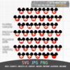Mickey Mouse Font SVG 2 in 1 Bundle – Origin SVG Art