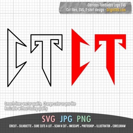 Corridos Tumbados CT Logo SVG – Origin SVG Art