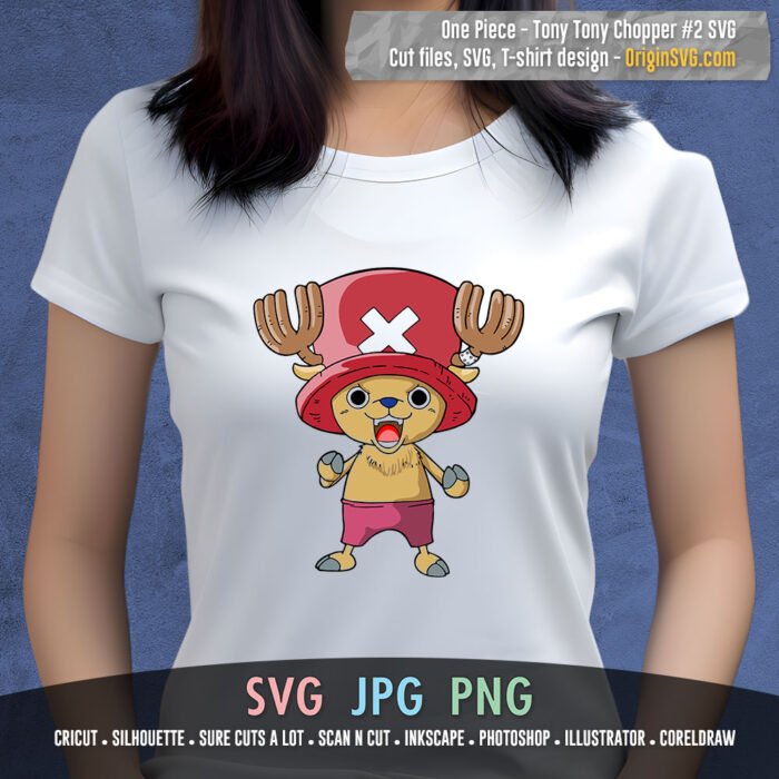 One Piece Tony Tony Chopper SVG – Design #2 – Origin SVG Art
