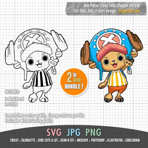 One Piece Tony Tony Chopper SVG – Design #4 – Origin SVG Art