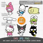 Sanrio Characters Collection Bundle SVG – Origin SVG Art